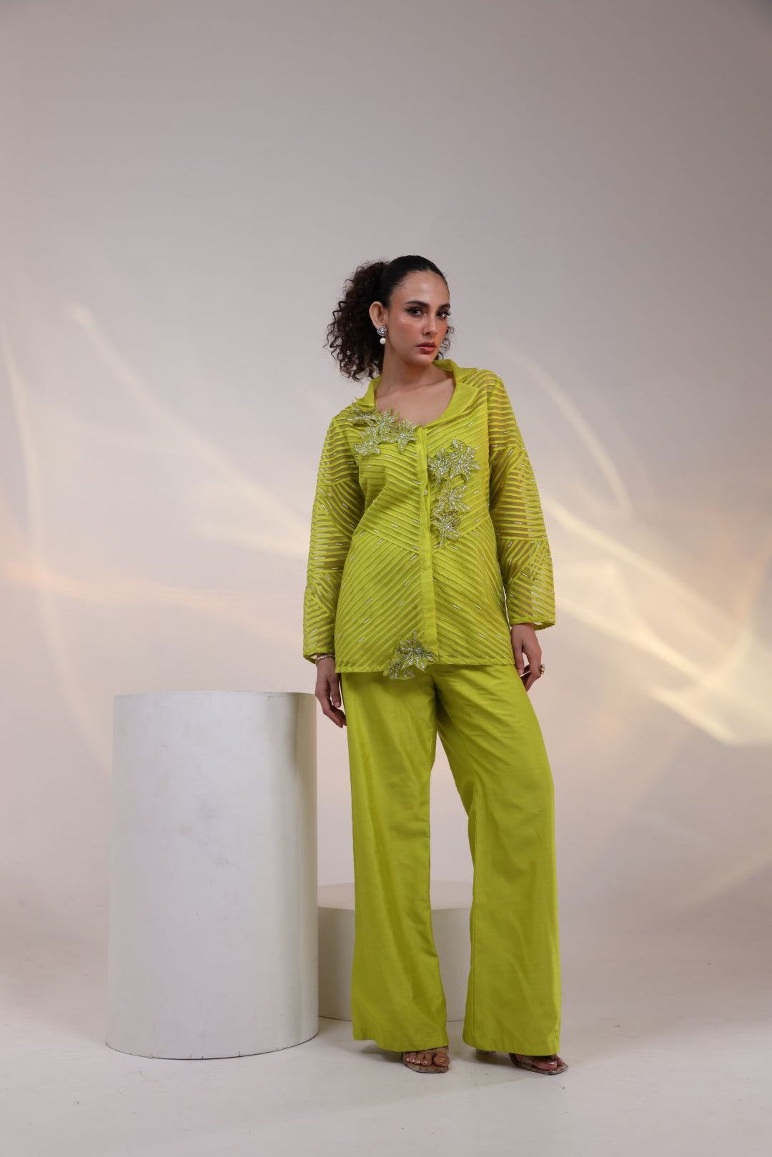 Neon Glow Contemporary Co-ord – Smriti Apparels